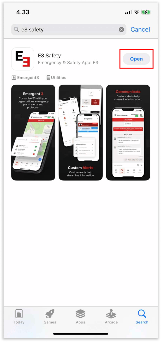 Installing E3 for Mobile (iPhone/Android)
